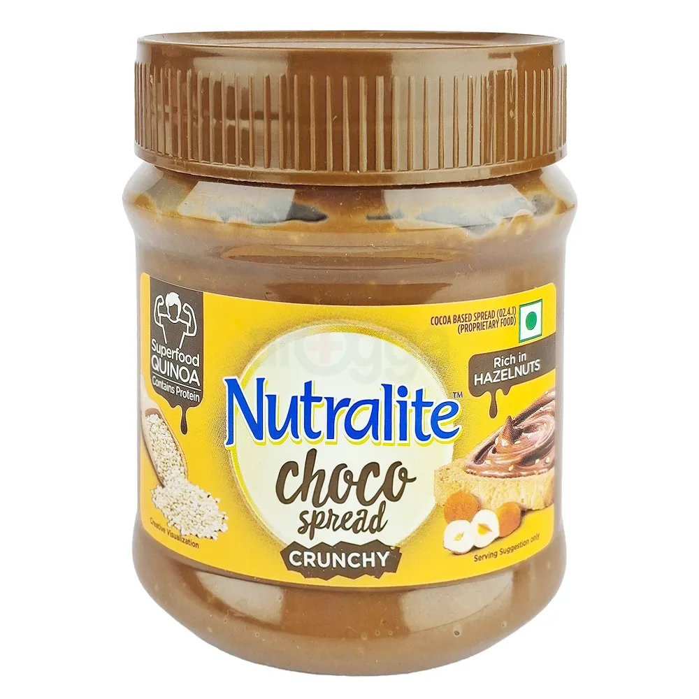 Nutralite Choco Spread Crunchy with Protein-Rich Quinoa, Premium ...