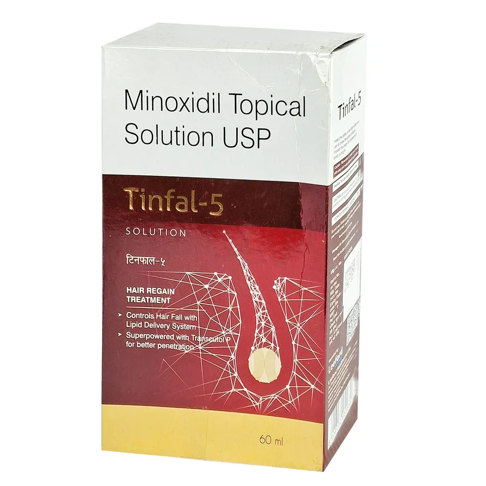 Tinfal-5 Minoxidil Topical Solution USP 60ml price in Bangladesh | Arogga