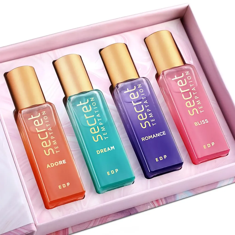 Secret Temptation Perfume Gift Set with Romance, Adore, Bliss & Dream ...