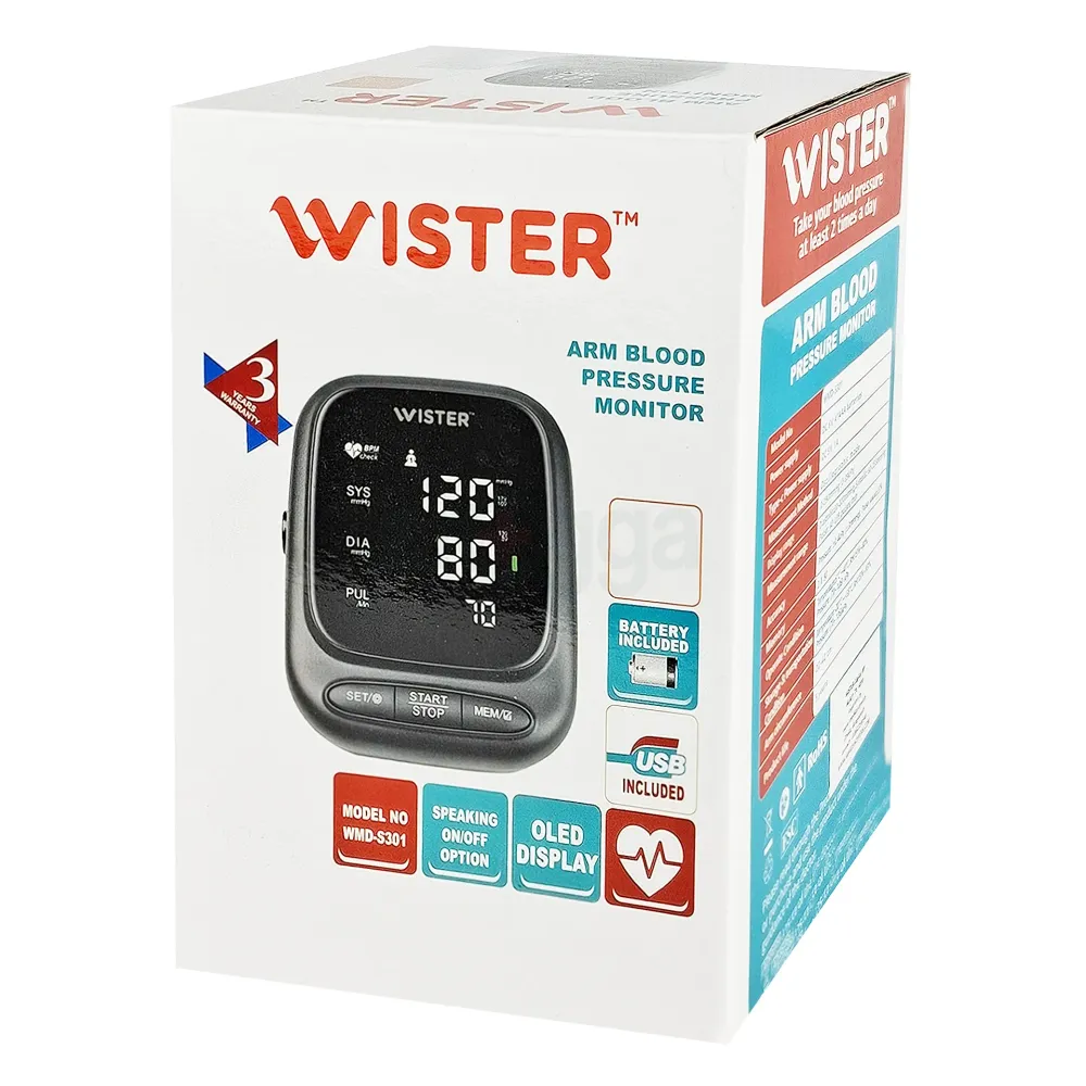 Wister ARM Digital Blood Pressure Monitor WMD-S301 price in Bangladesh ...