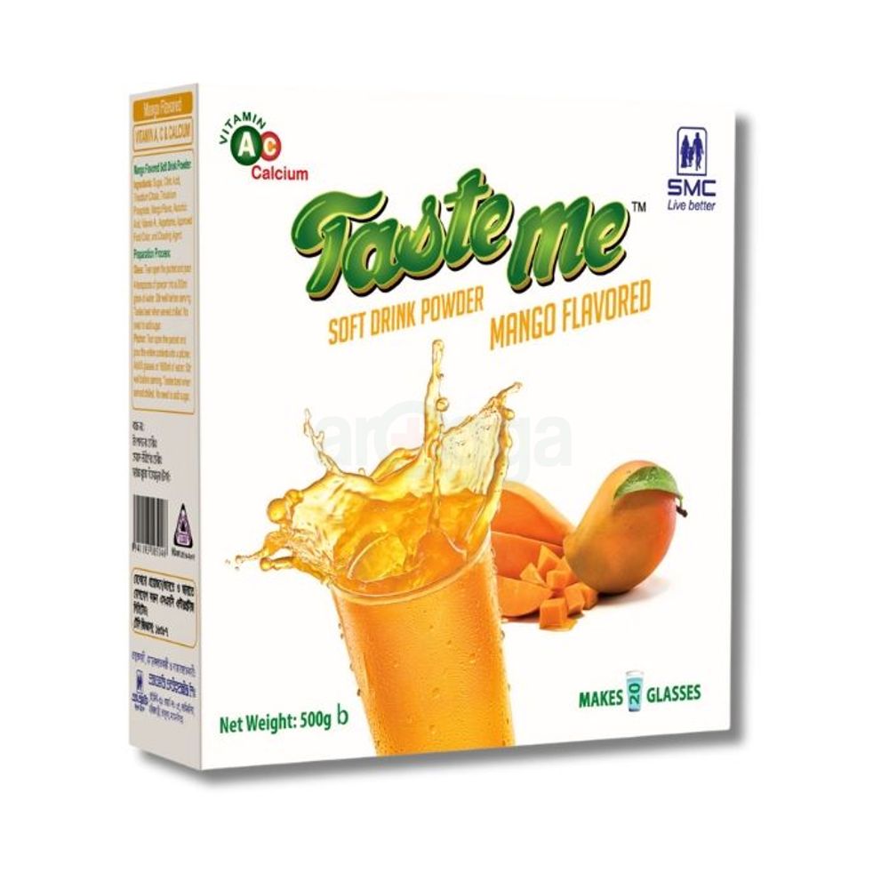 SMC Taste Me Mango Flavored Soft Drink Powder 500g price in Bangladesh ...