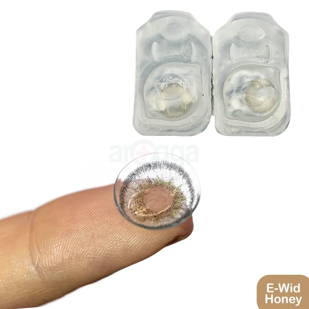 Dahab Color Contact Lens E-Wid Honey (DIA-14.2) – Enhance Your Eye Look ...