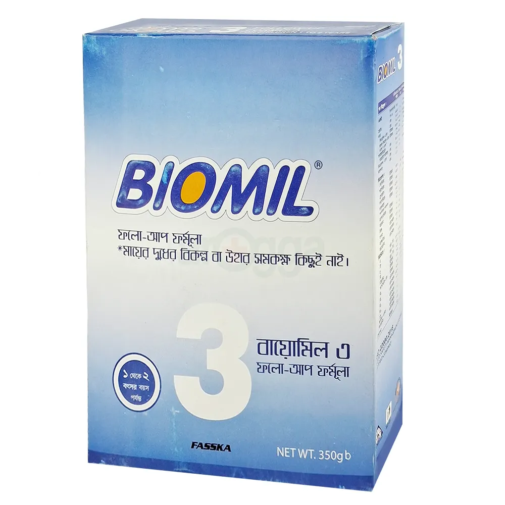 Biomil 3 Follow-Up Formula Milk Powder for Toddlers (1–2 Years) – 350 g ...