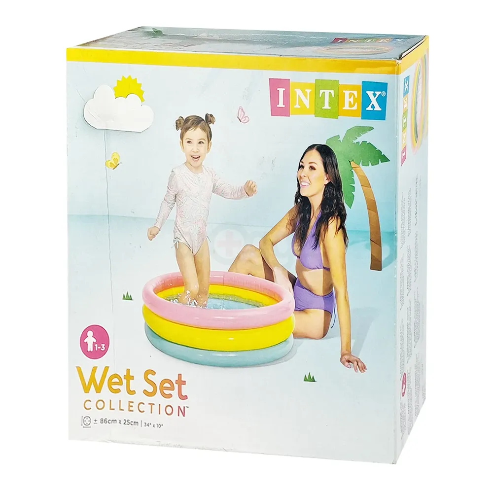 Intex Wet Set Collection Baby Swimming Pool – 34 x 10 inch,(1–3 Years ...
