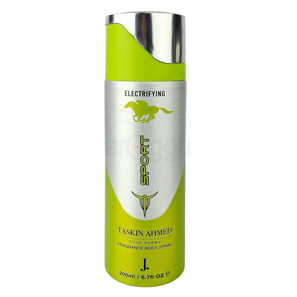 J. Taskin Ahmed Electrifying Sport Pour Homme Fragrance Body Spray ...