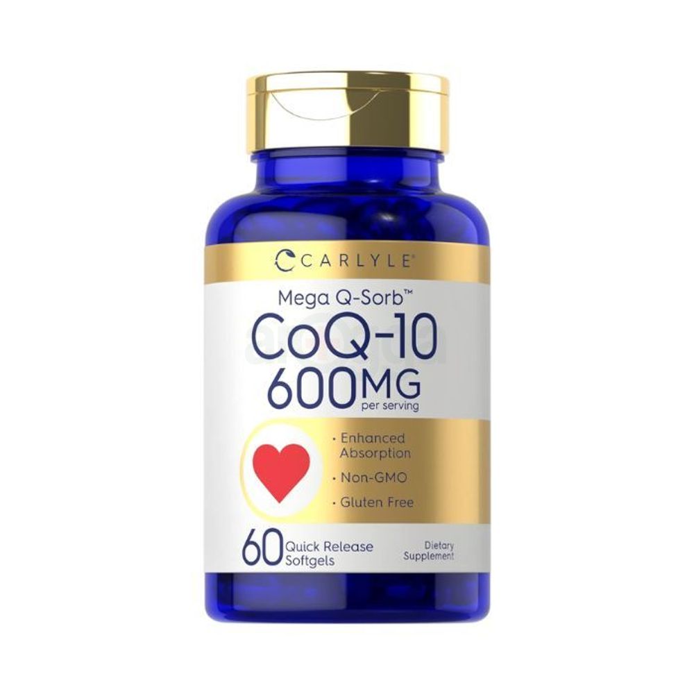 Carlyle CoQ-10 Mega Q-Sorb - 600mg - 60 Quick Release Softgels price in ...