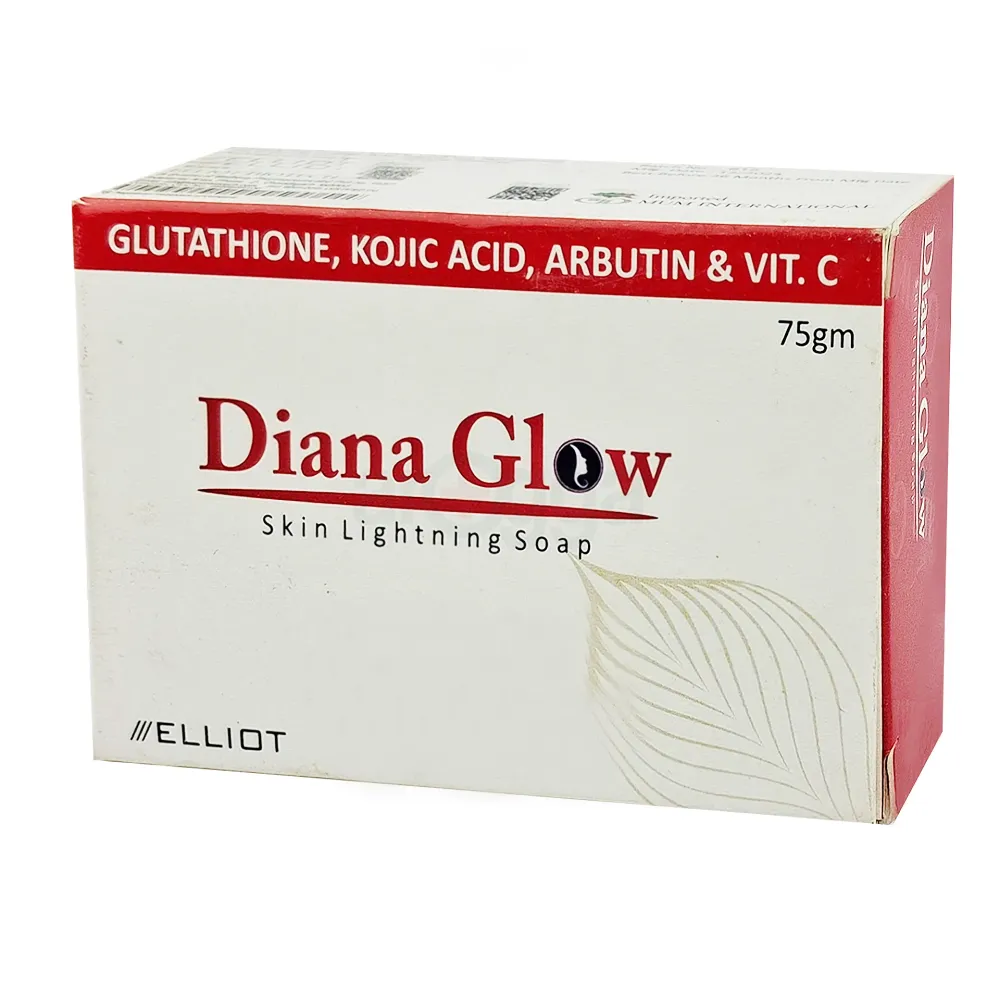 Diana Glow Skin Lightening Soap 75g – Glutathione, Kojic Acid, Arbutin ...