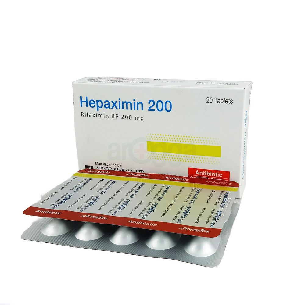 Hepaximin 200mg Tablet - Arogga Online Pharmacy