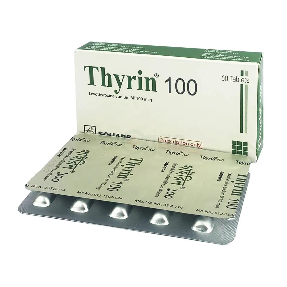 Thyrin 100 price in Bangladesh | Arogga Online Pharmacy