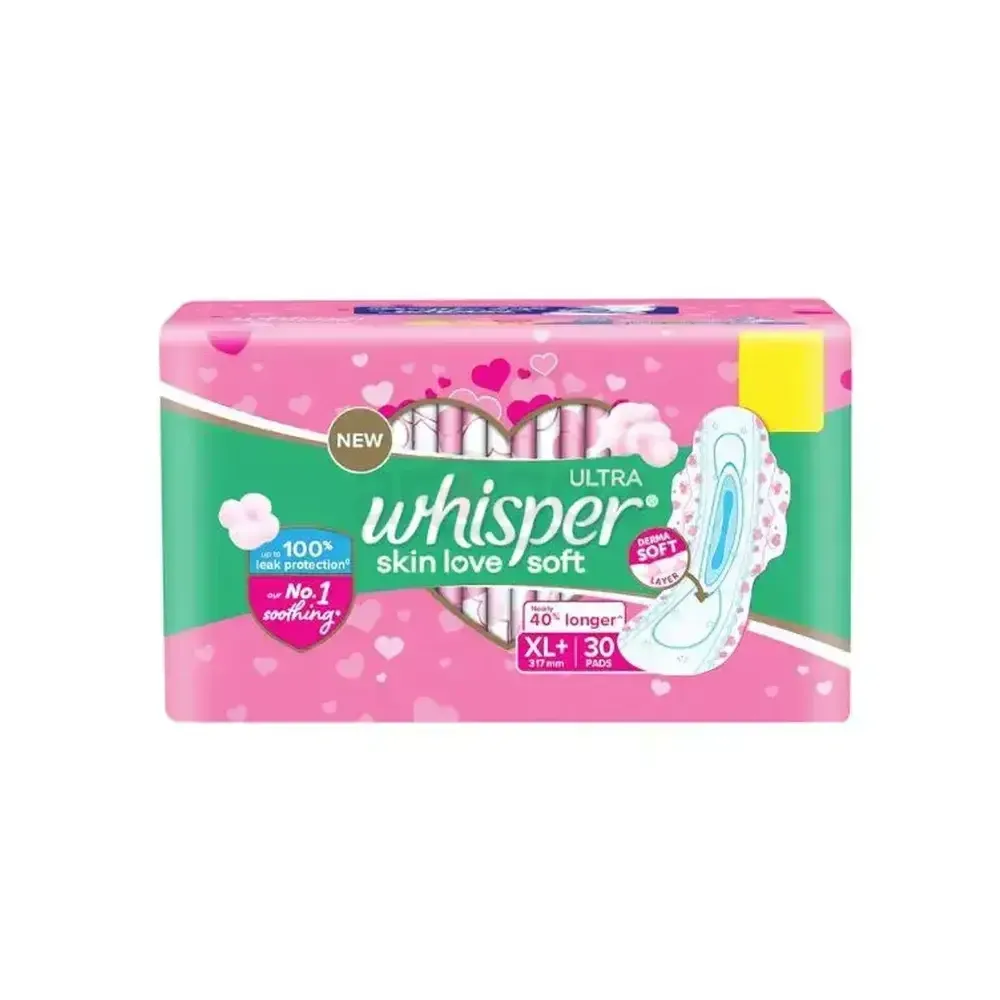 Whisper Ultra Skin Love Soft Sanitary Pads XL+ 30pads price in ...