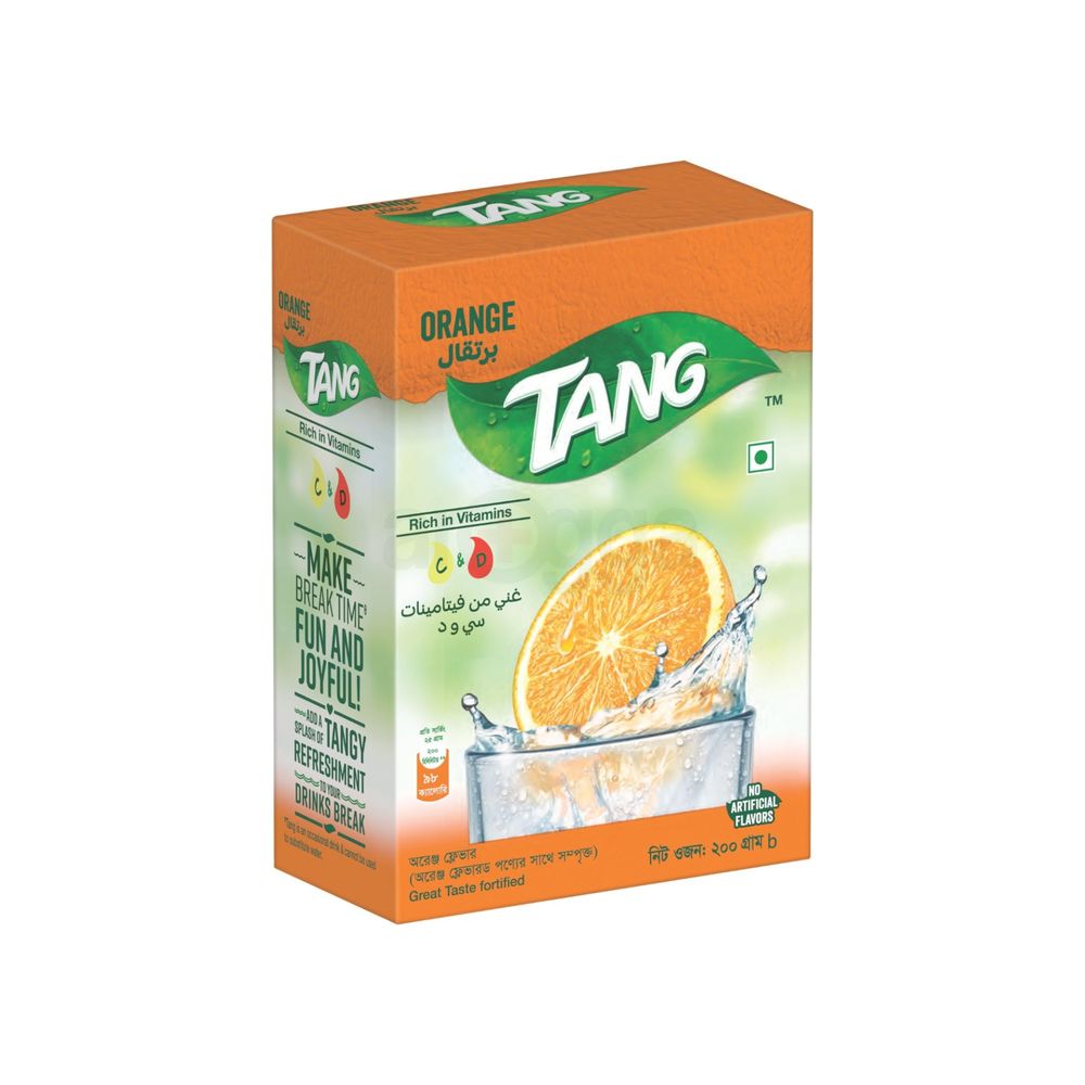 Tang Orange Flavored Instant Drink Powder 200g price in Bangladesh | Arogga