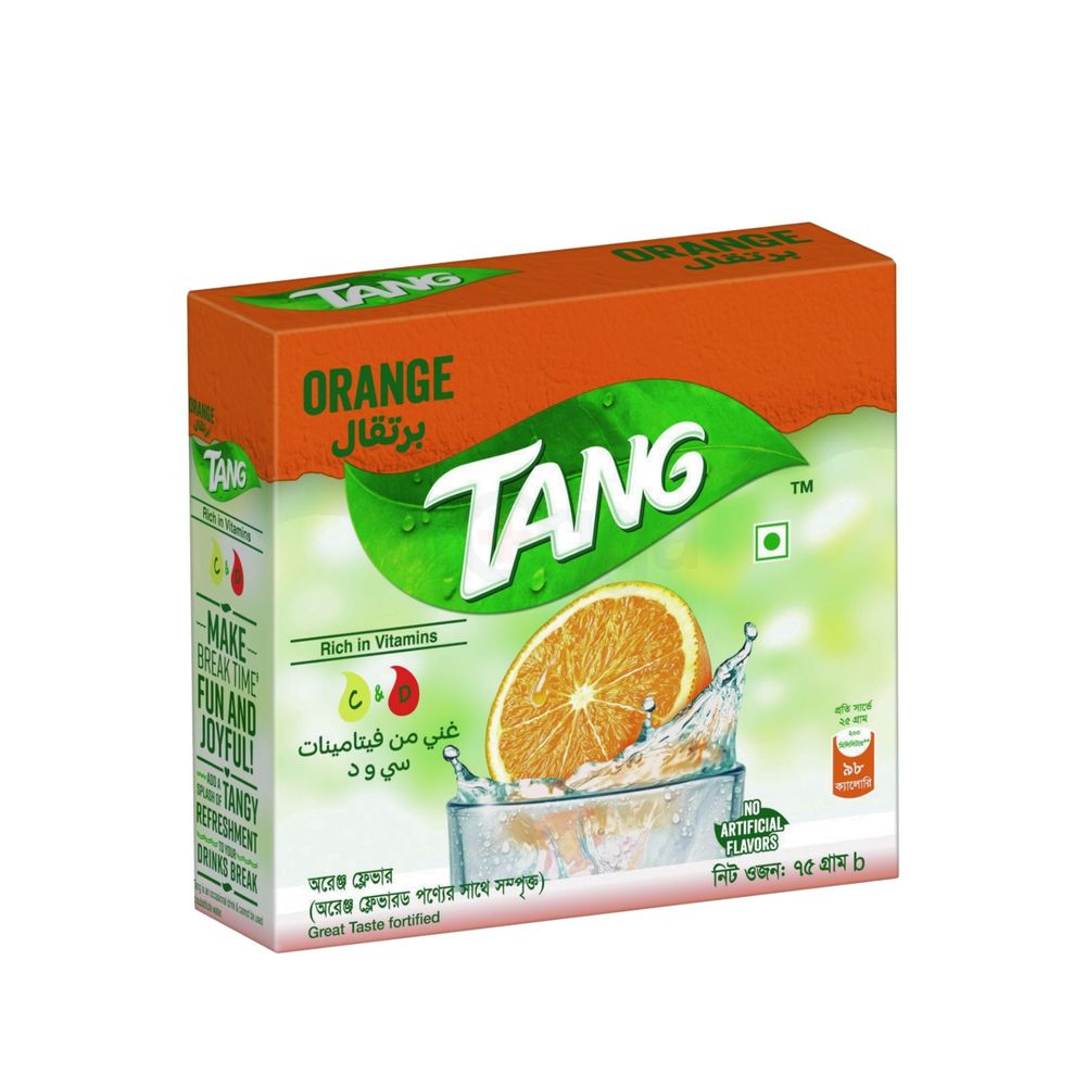 Tang Orange Flavored Instant Drink Powder 75g price in Bangladesh | Arogga