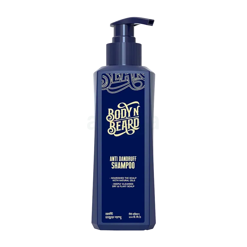 Body N Beard Anti Dandruff Shampoo 200ml price in Bangladesh | Arogga