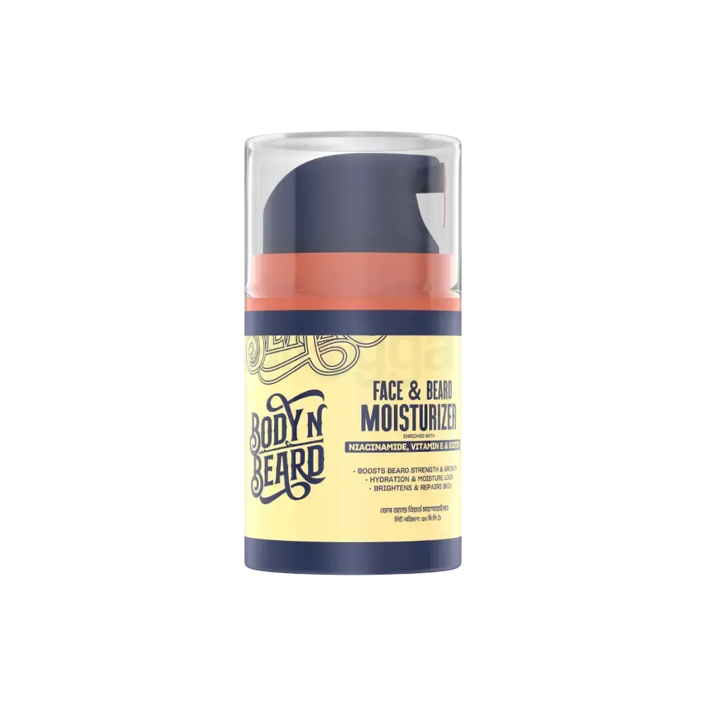 Body N Beard Face & Beard Moisturizer 50ml price in Bangladesh | Arogga
