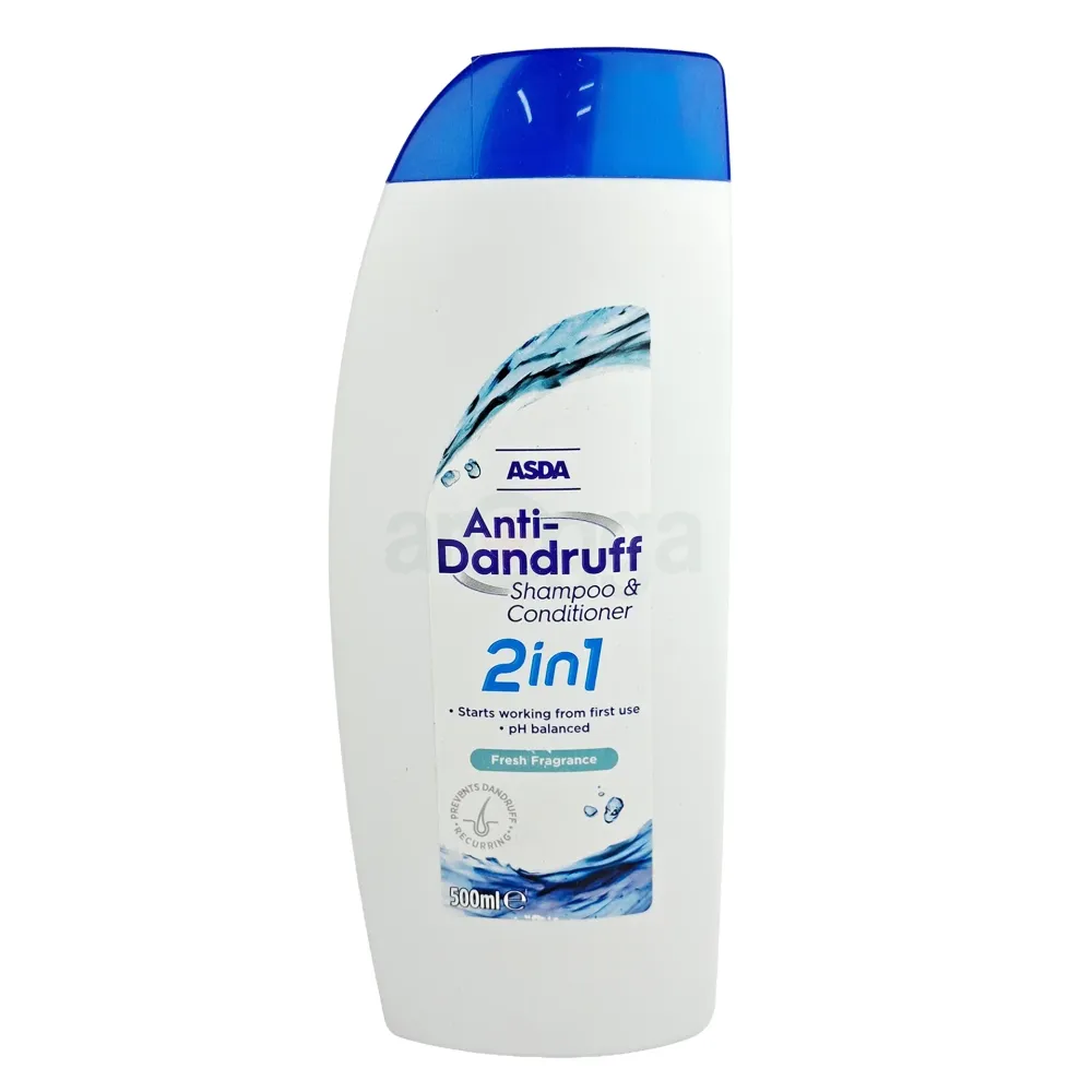 ASDA Fresh Fragrance Anti-Dandruff 2-in-1 Shampoo & Conditioner (500ml ...