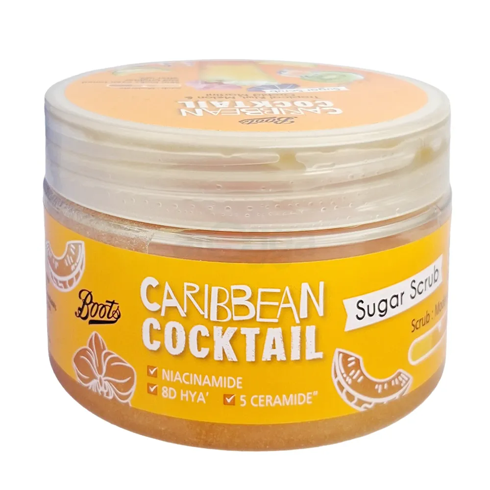 Boots Caribbean Cocktail Tropical Kiwi Melon & Orchid Martini Gel Scrub ...