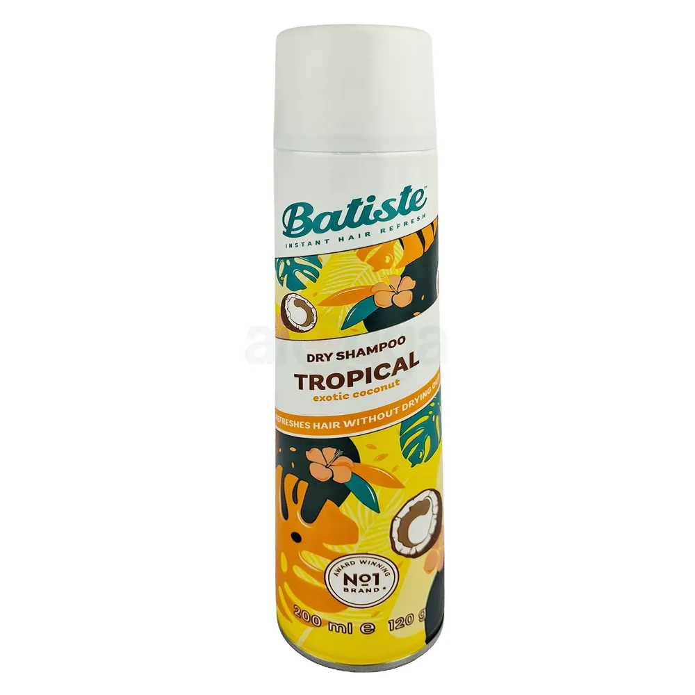 Batiste Instant Hair Refresh Dry Shampoo with Tropical Exotic Coconut ...