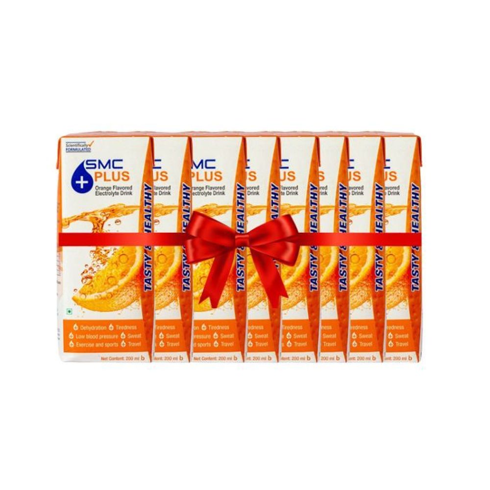SMC Plus Orange Flavor Electrolyte Drink 200ml (8pcs Combo Pack) price ...