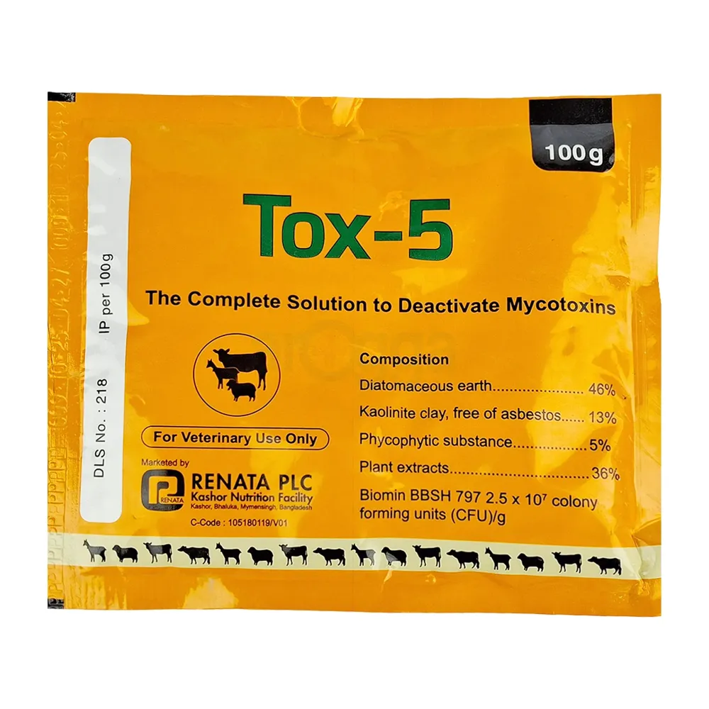 Tox-5 sachet (Vet) 100gm price in Bangladesh | Arogga