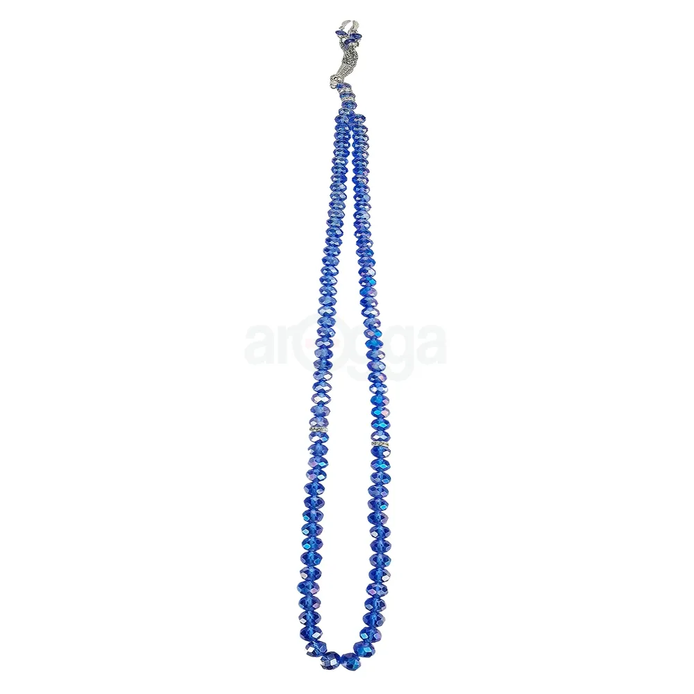 Crystal Blue Stone Tasbih (Code: AL02) – Islamic Prayer Beads price in ...