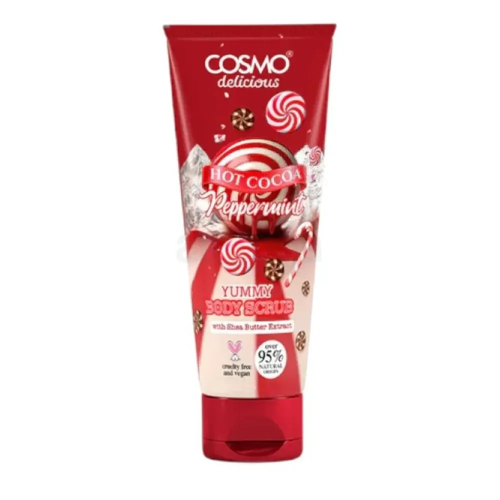 Cosmo Delicious Hot Cocoa Peppermint Body Scrub with Shea Butter ...