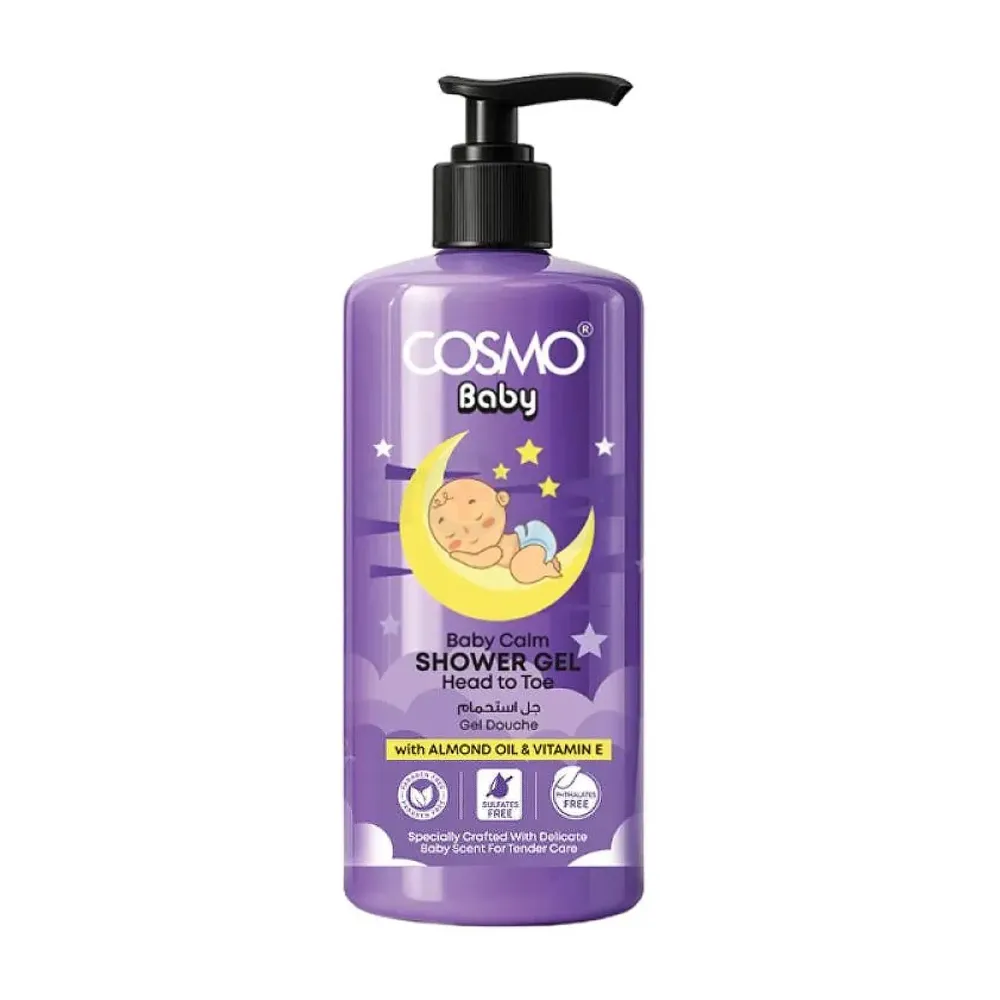 COSMO Baby Calm Shower Gel – Gentle Head-to-Toe Cleanse with Almond oil ...