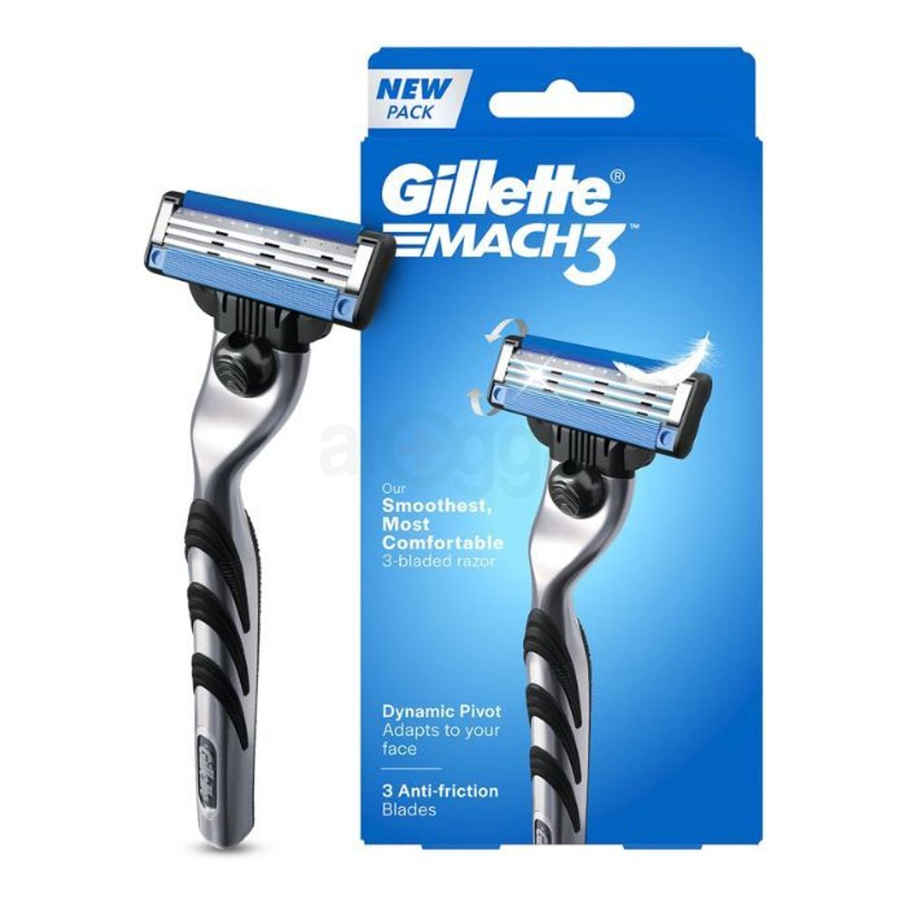 Gillette Mach 3 Anti Friction Smoothest Razor 3 Blade price in ...