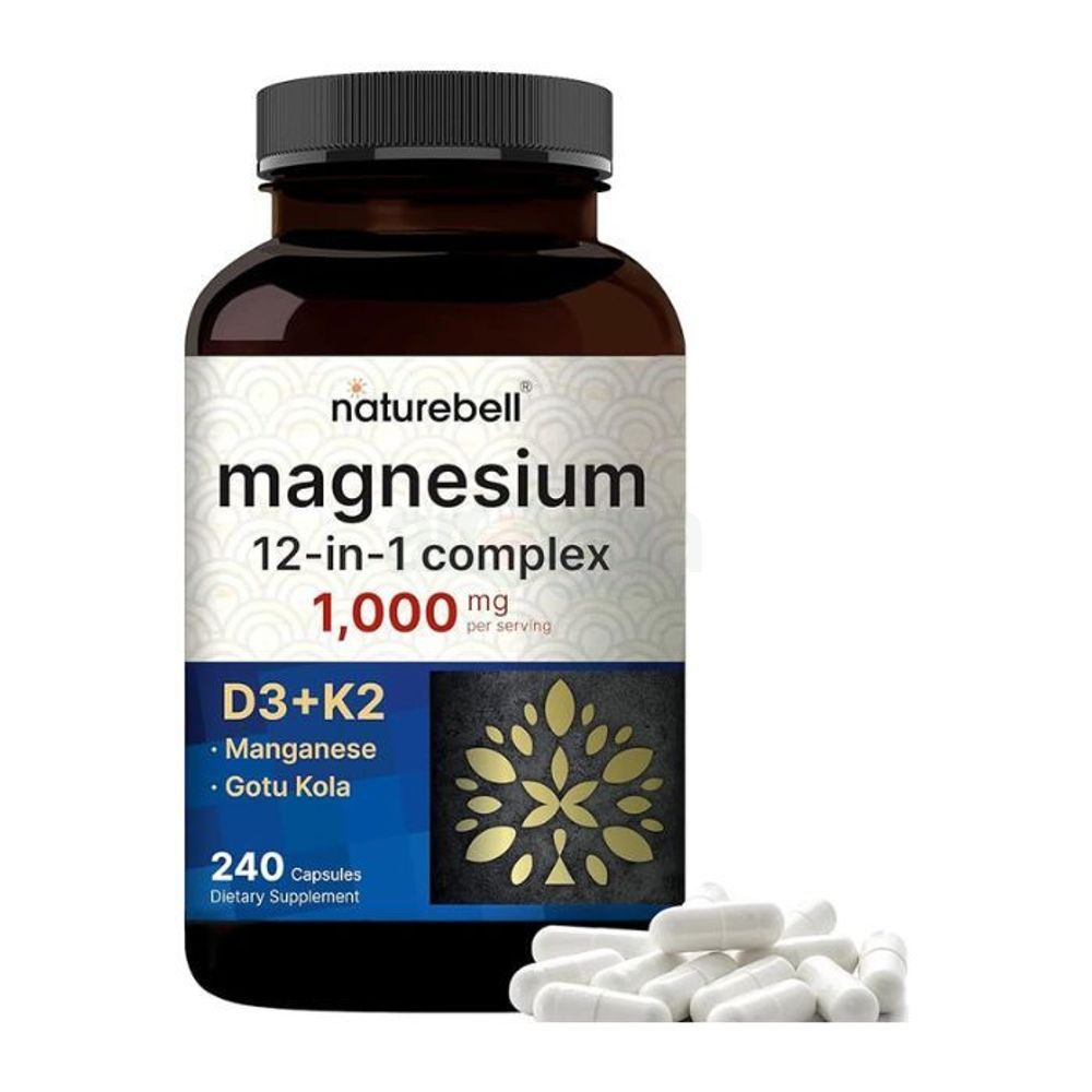 Naturebell Magnesium 12-in-1 Complex 1000mg 240 Capsules price in ...