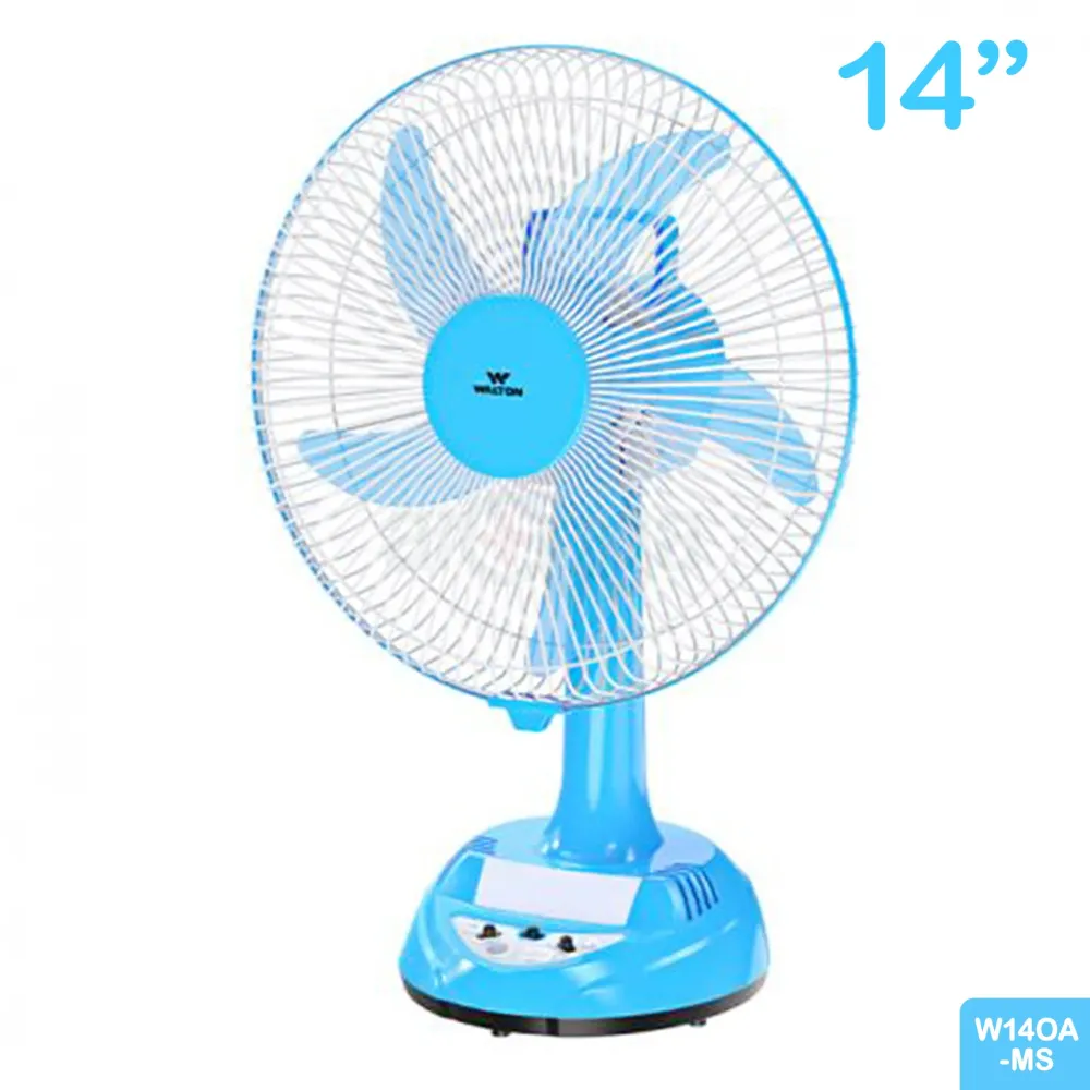 Walton 14” Rechargeable Table Fan (W14OA-MS) – Long Backup Battery ...