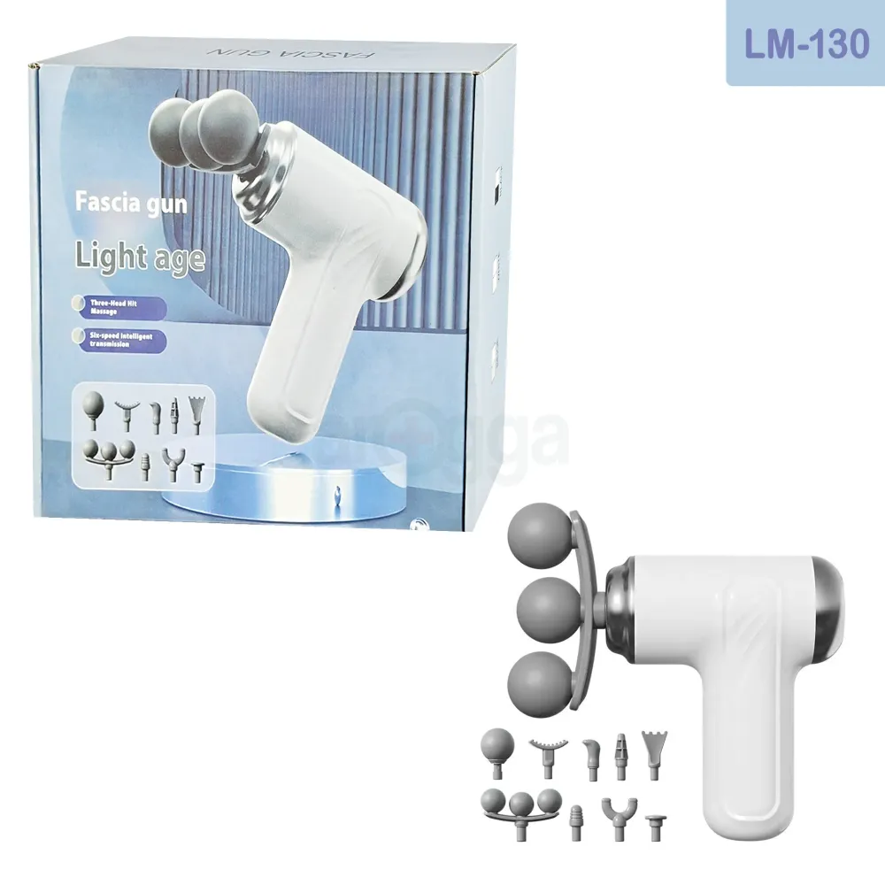 Fascia Gun Light Age 3-Head Deep Tissue Massage Gun Model LM-130 price ...