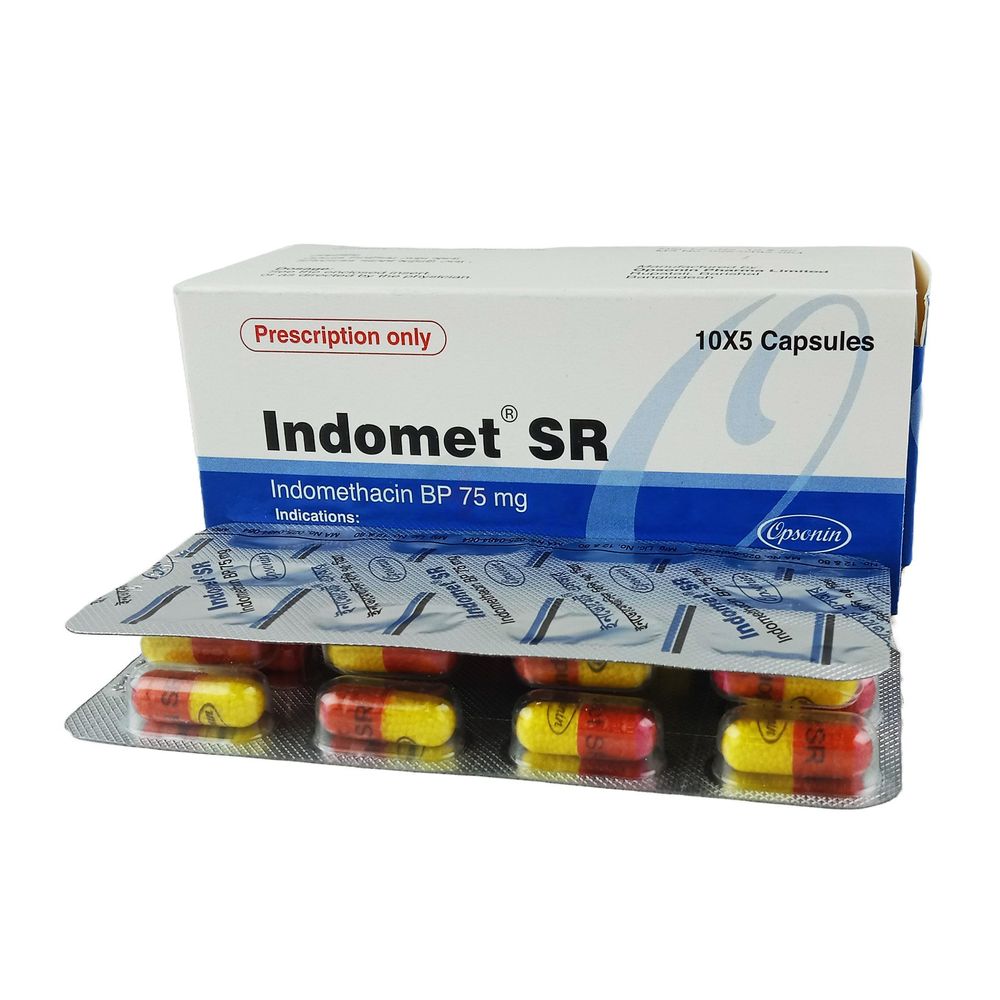 Indomet SR 75mg Capsule - Arogga Online Pharmacy
