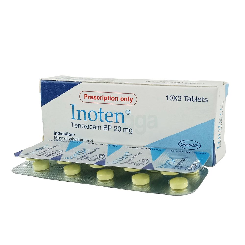 Inoten 20mg Tablet - Arogga Online Pharmacy