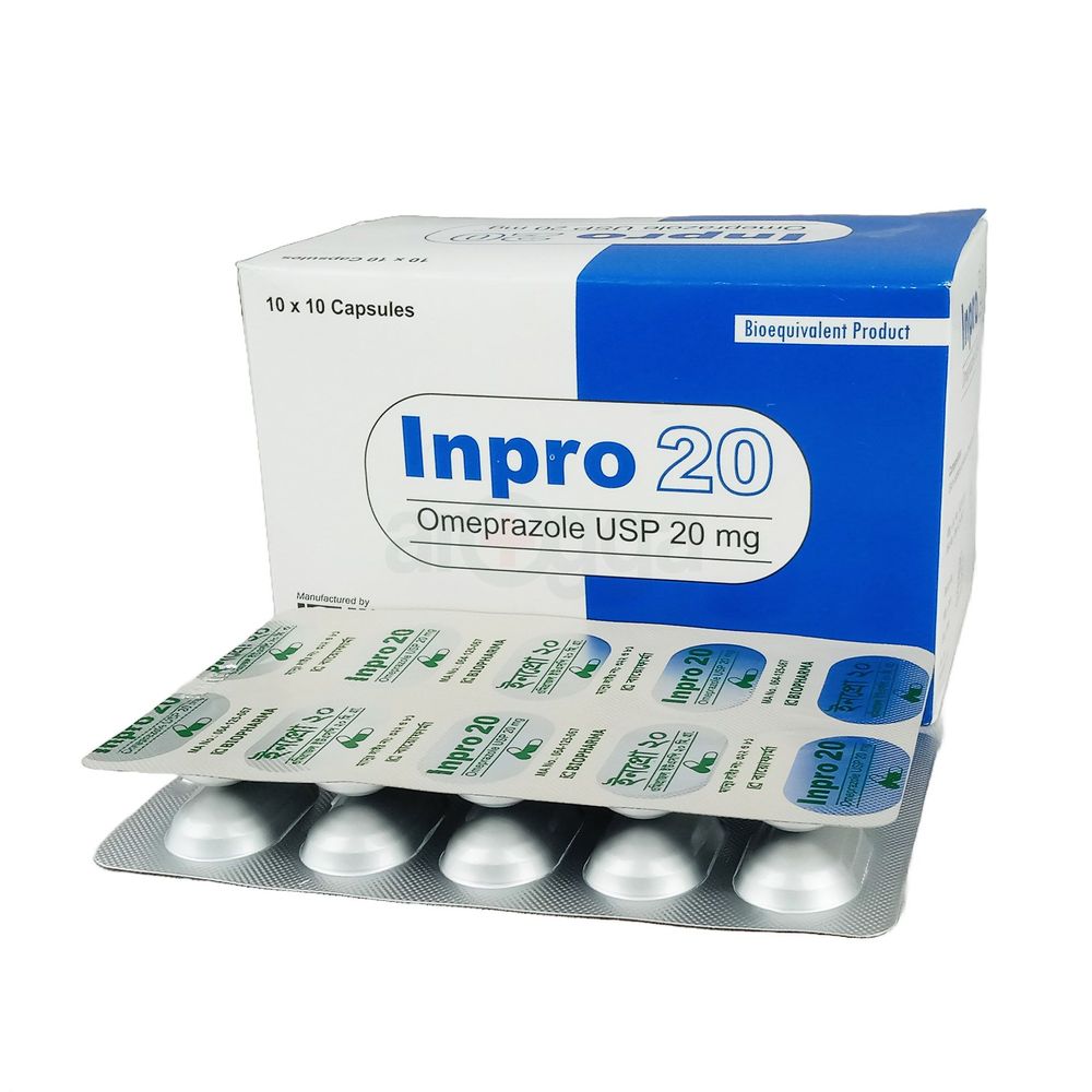 Inpro 20mg Capsule - Arogga Online Pharmacy