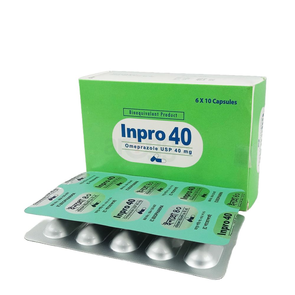 Inpro 40mg Capsule - Arogga Online Pharmacy