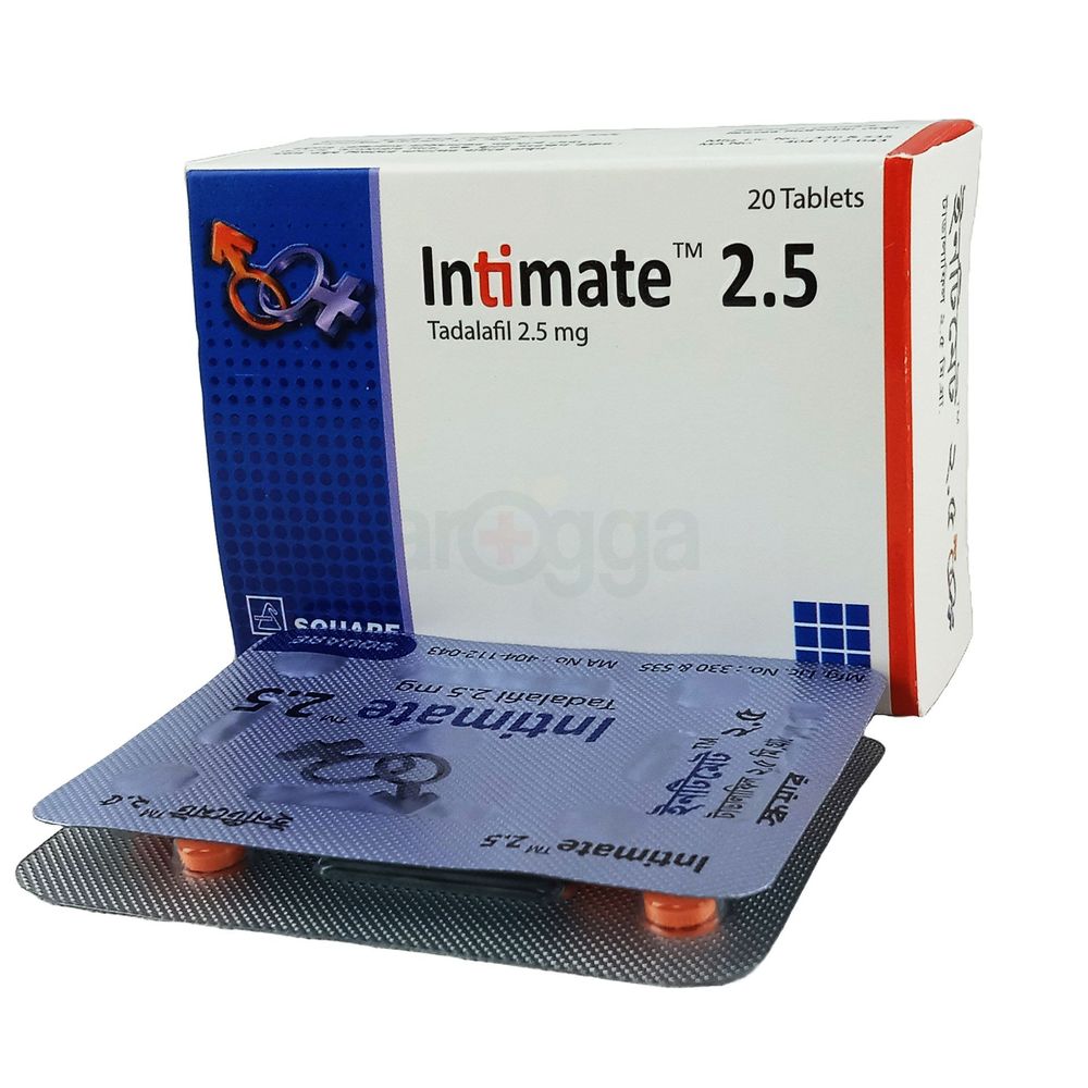Intimate 2.5 2.5mg Tablet - Arogga Online Pharmacy