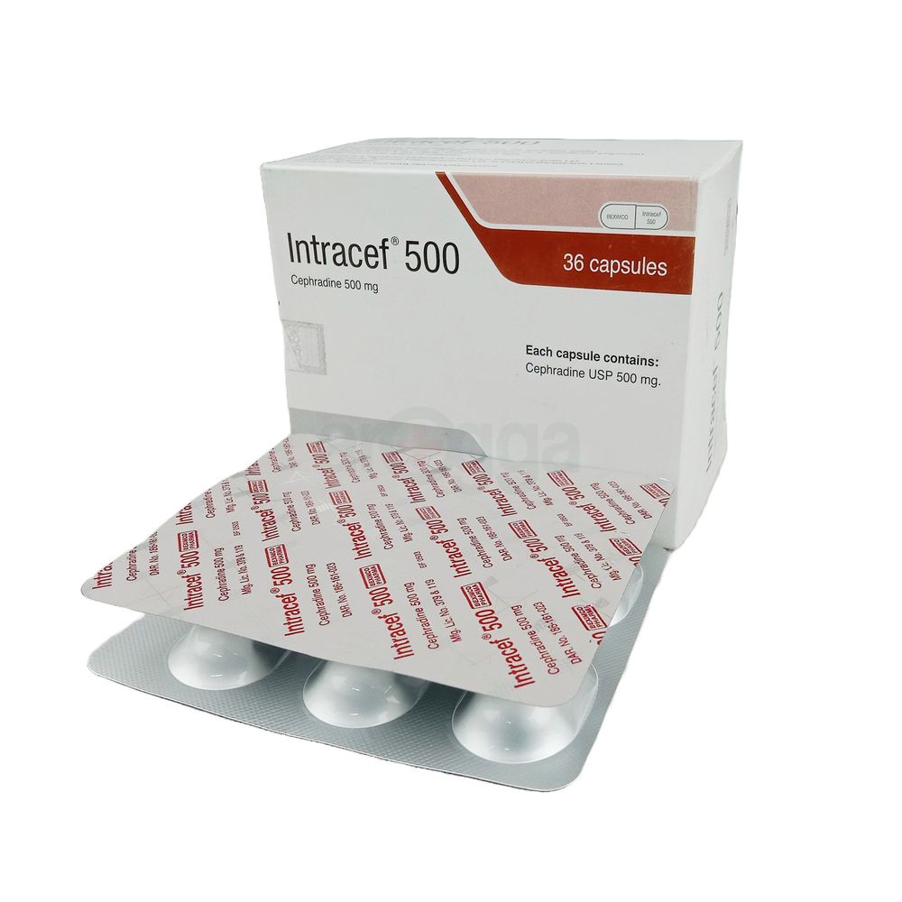 Intracef 500mg Capsule - Arogga Online Pharmacy