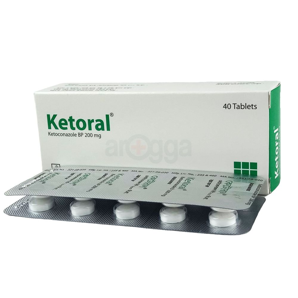 Ketoral 200mg Tablet - Arogga Online Pharmacy