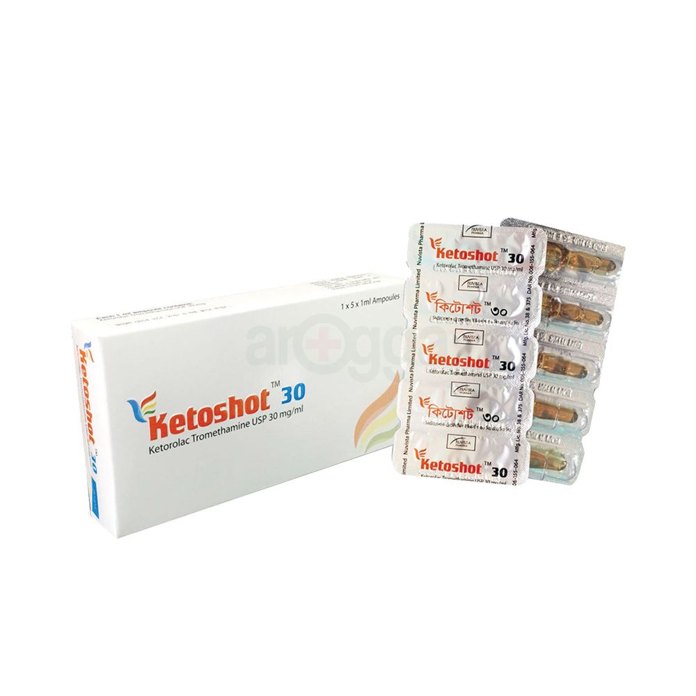 Ketoshot 30mg/ml Injection - Arogga Online Pharmacy