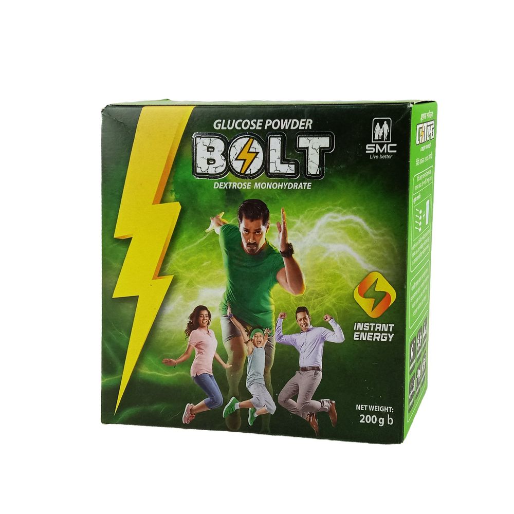 SMC BOLT Glucose Powder 200gm - Arogga Ltd