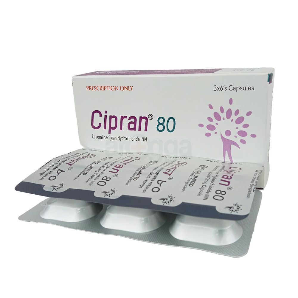 Cipran 80mg Capsule - সিপ্রান ৮০ মি.গ্রা. ক্যাপসুল - Arogga Online Pharmacy