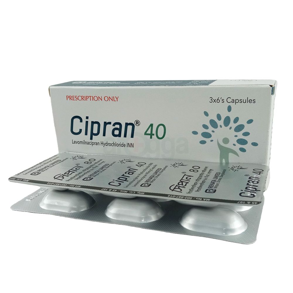 Cipran 40mg Capsule - সিপ্রান ৪০ মি.গ্রা. ক্যাপসুল - Arogga Online Pharmacy