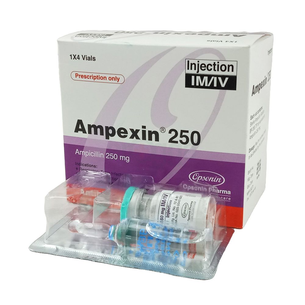 Ampexin IV/IM 250mg/vial Injection - Arogga Online Pharmacy