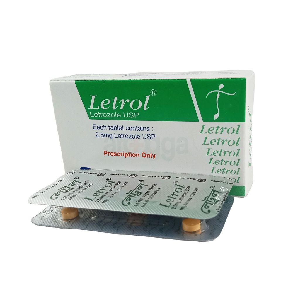Letrol 2.5 2.5mg Tablet - Arogga Online Pharmacy