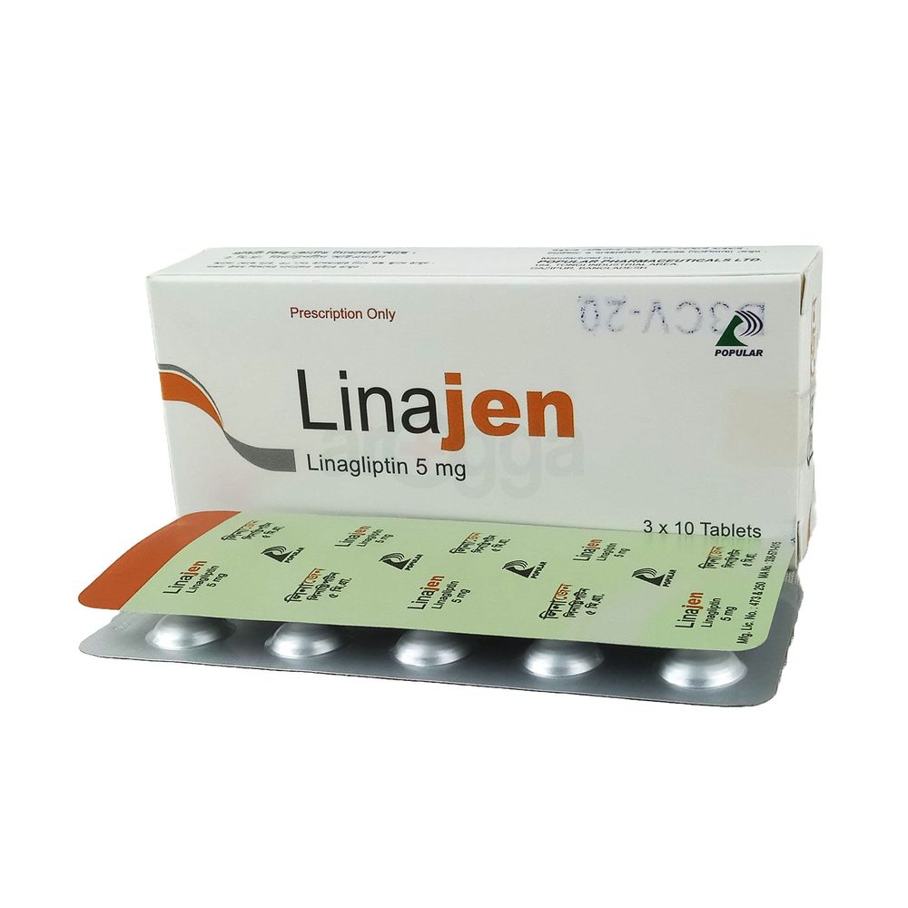 Linajen 5mg Tablet - Arogga Online Pharmacy