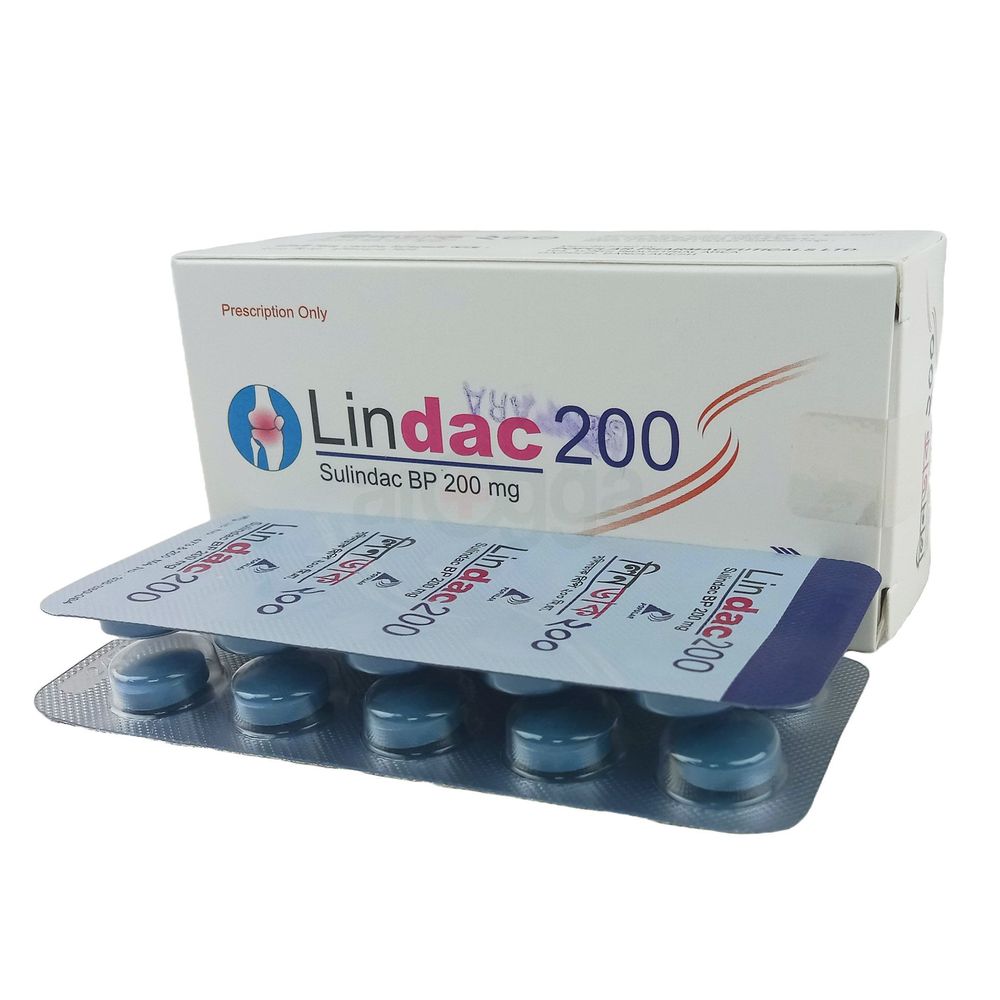 Lindac 200mg Tablet - Arogga Online Pharmacy