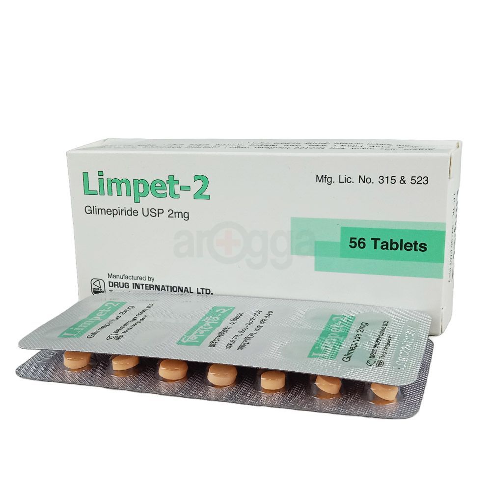 Limpet 2mg Tablet - Arogga Online Pharmacy
