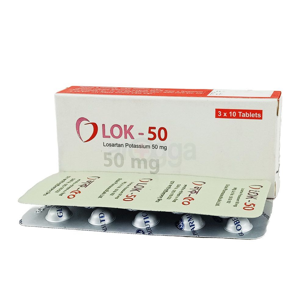 Lok 50mg Tablet - Arogga Online Pharmacy