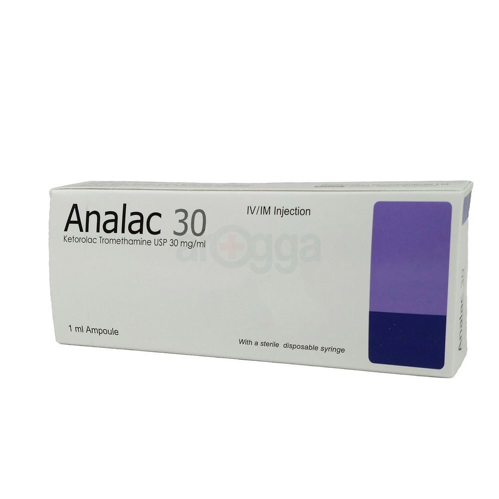Analac 30mg/ml Injection - Arogga Online Pharmacy
