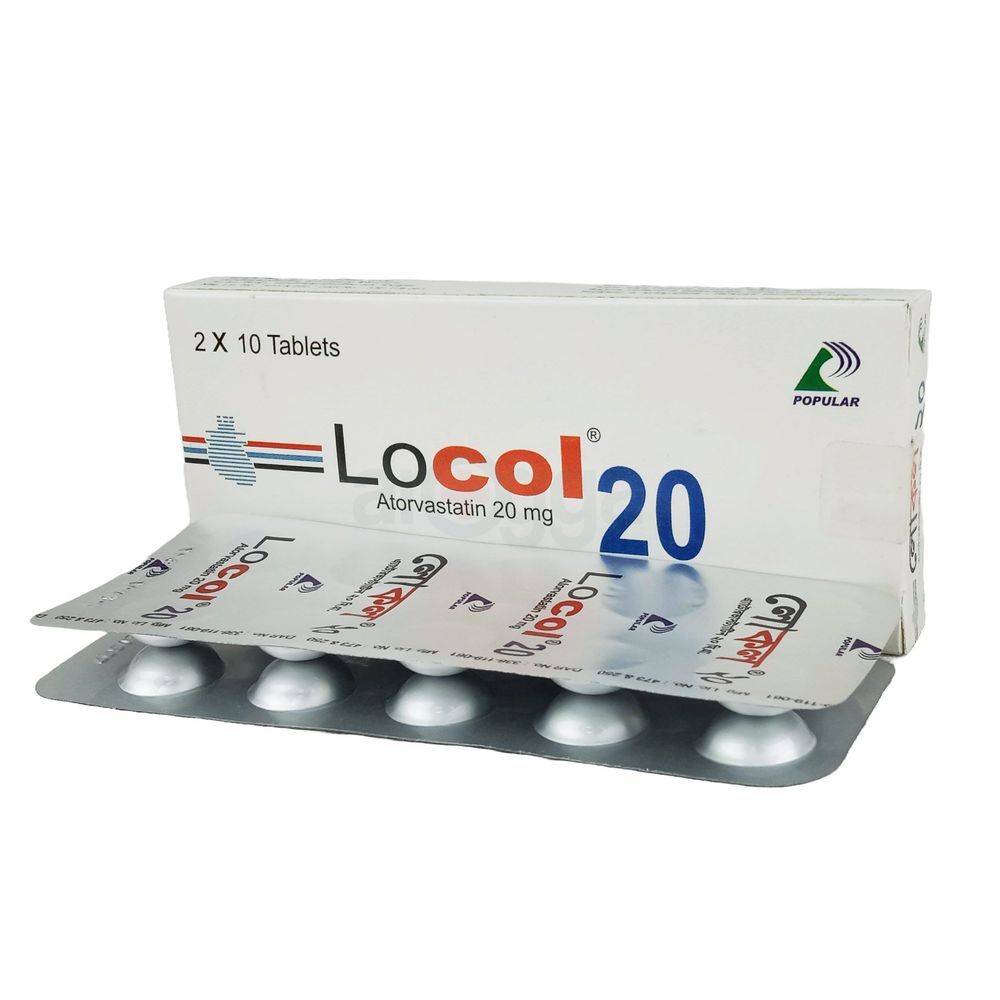 Locol 20mg Tablet - Arogga Online Pharmacy