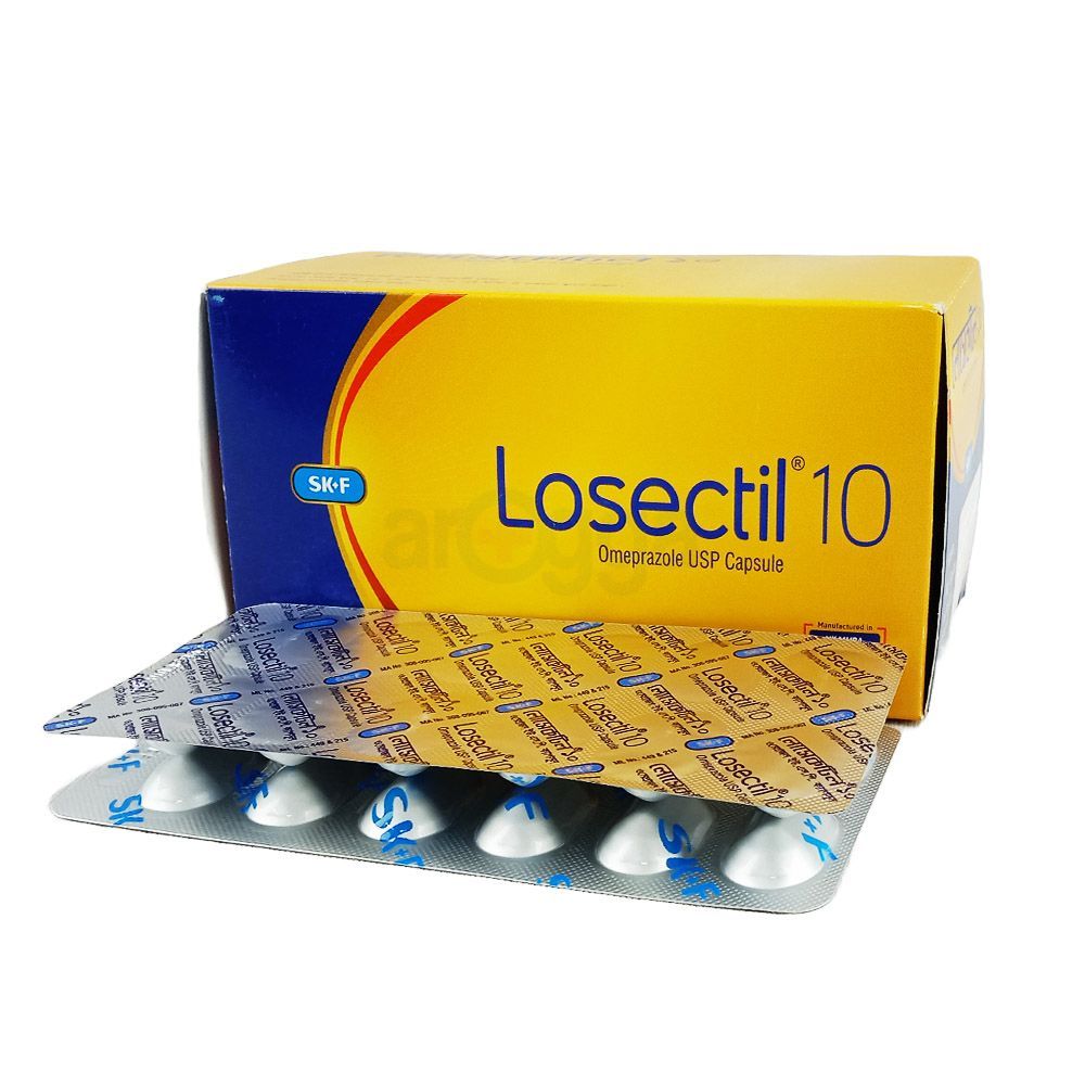 Losectil 10mg Capsule - Arogga Online Pharmacy
